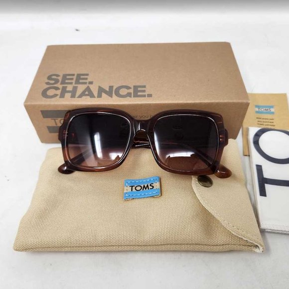 Toms | Accessories | New Toms Makenzie Oversize Square Frame Sunglasses ...